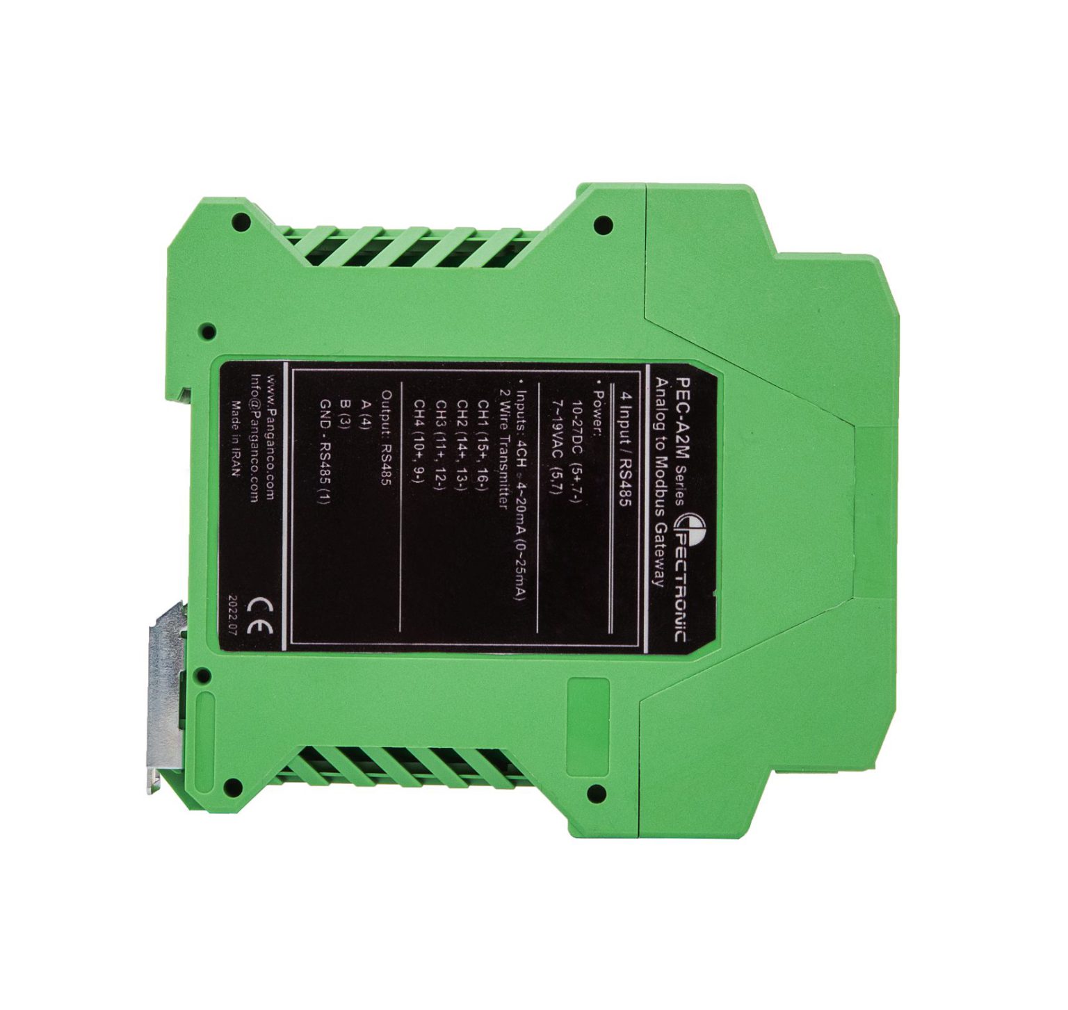 load cell modbus transmitter – شرکت پنگان الکترونیک